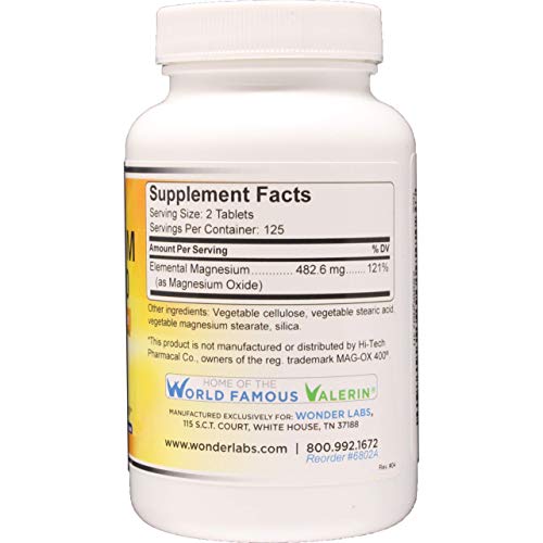 high potency magnesium oxide 400mg