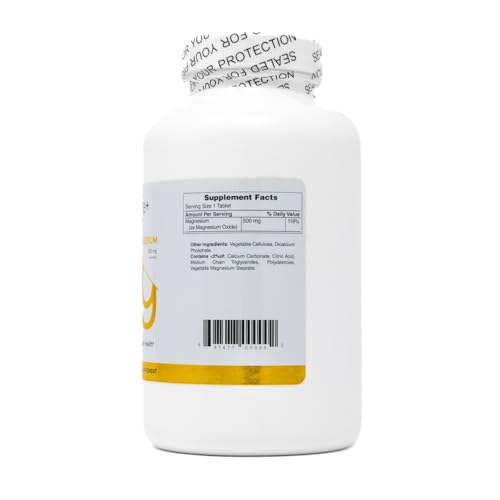 High potency magnesium oxide capsules