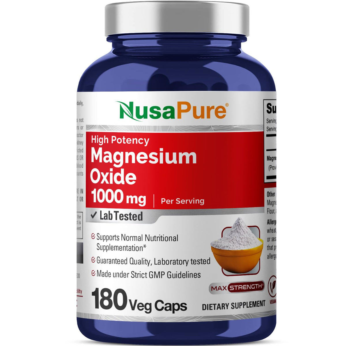 high potency magnesium oxide capsules