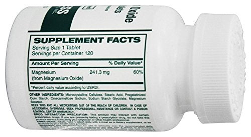 High potency magnesium supplement 120 count