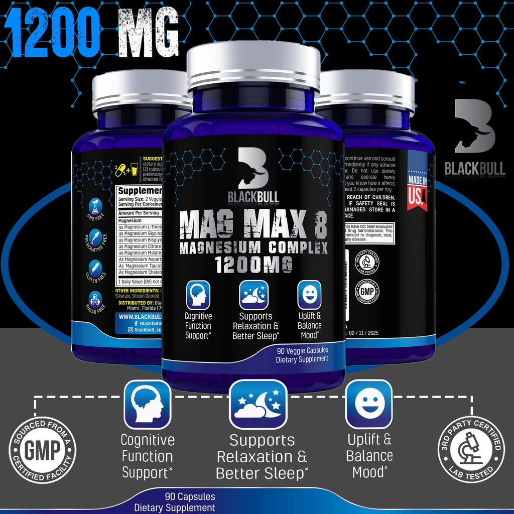 high potency magnesium supplement 1200 mg