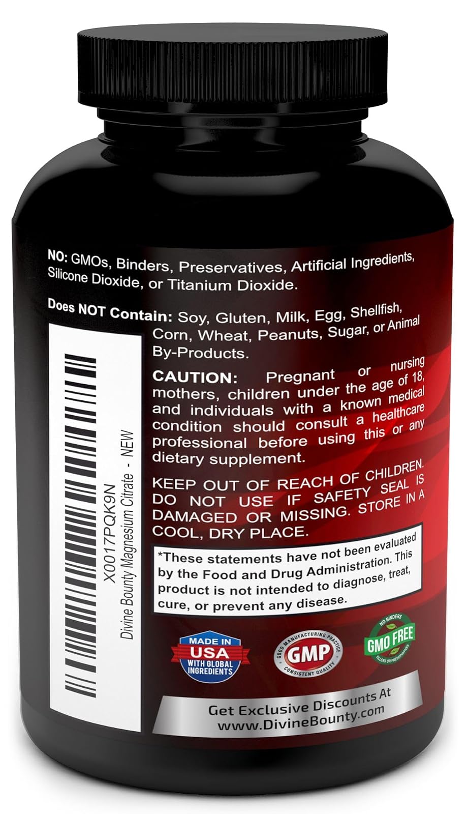 high potency magnesium supplement 1300 mg