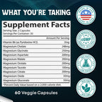 high potency magnesium supplement 1498 mg