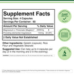 High potency magnesium supplement capsules