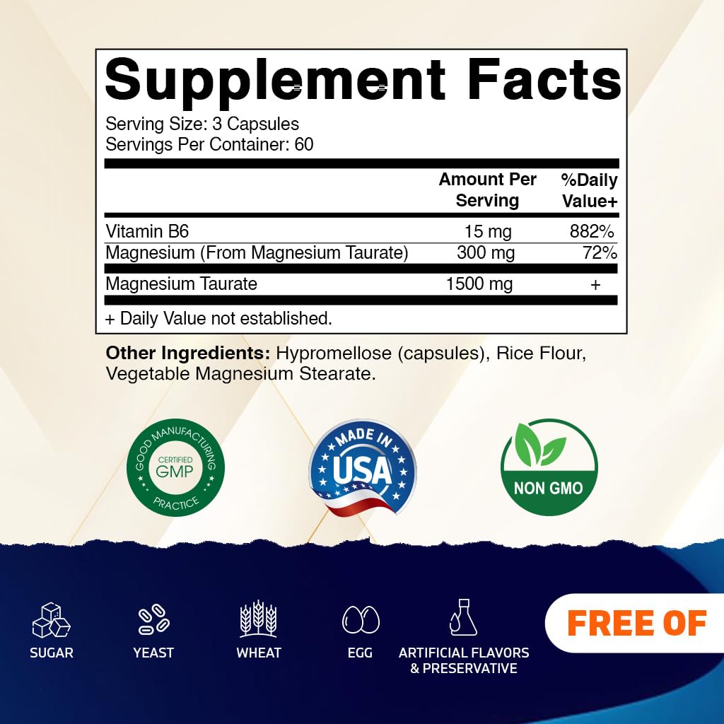 High potency magnesium supplement capsules