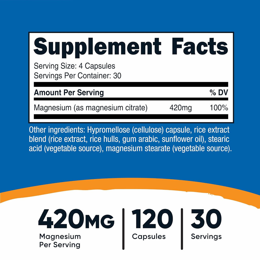 high potency magnesium supplement capsules