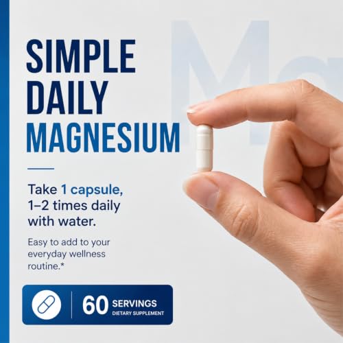 High potency magnesium supplement for muscle support