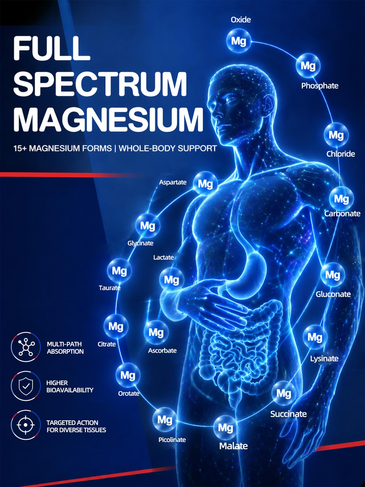 High potency magnesium supplement for relaxation
