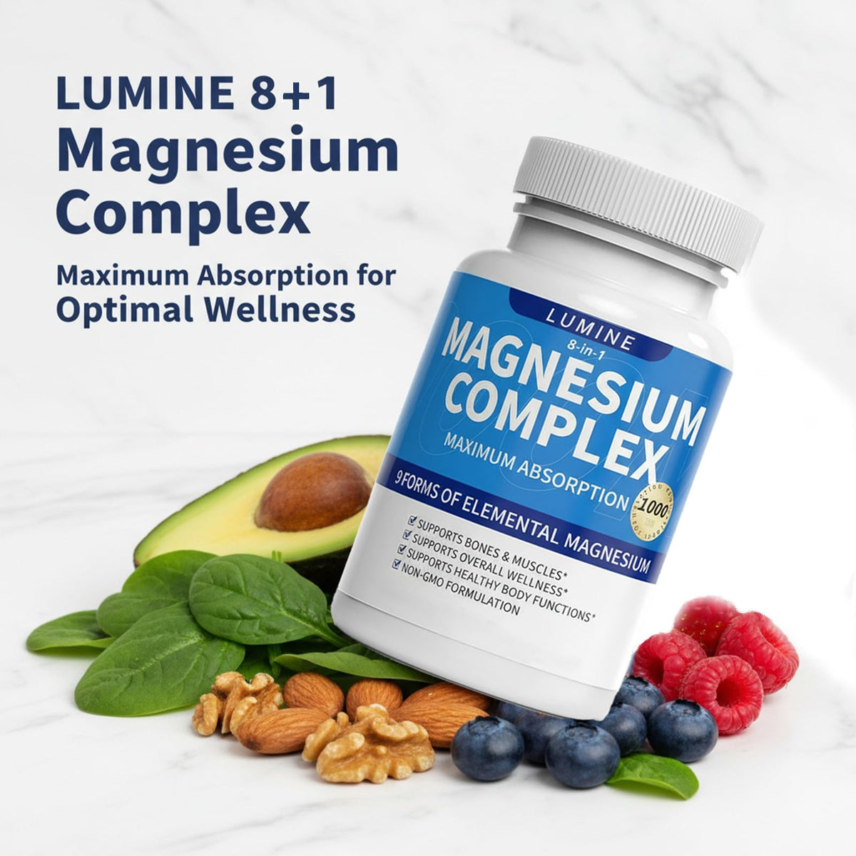 High potency magnesium supplement for relaxation