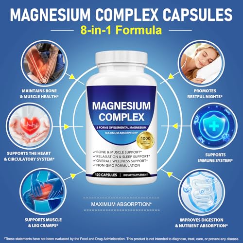 High potency magnesium supplement for relaxation