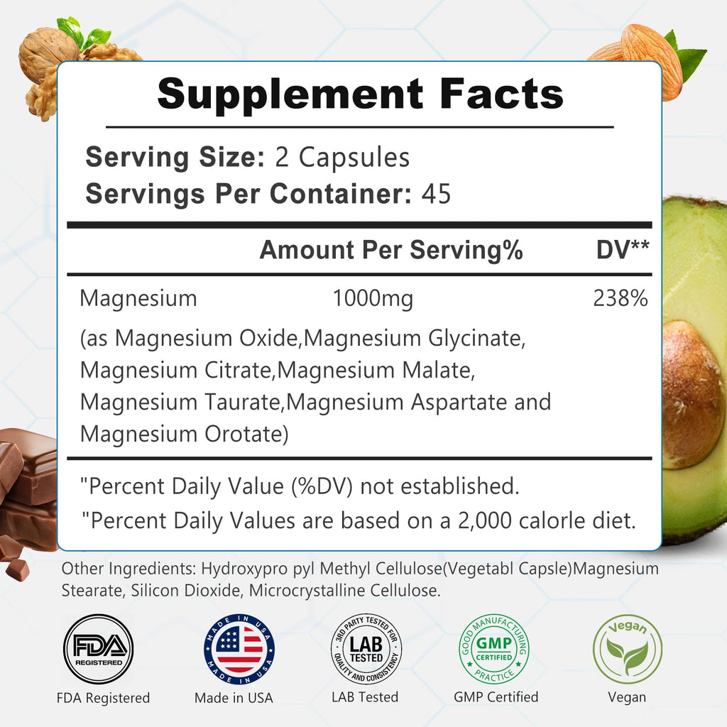 High potency magnesium supplement