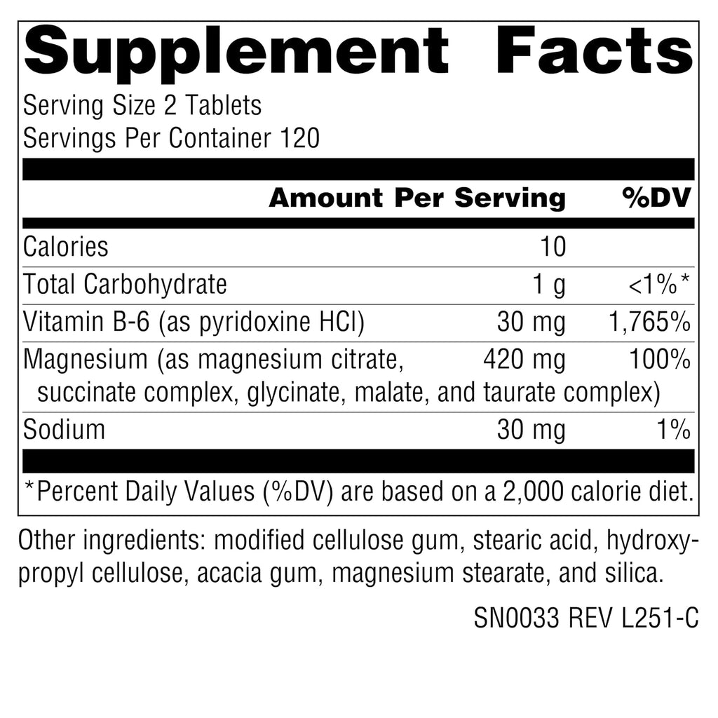 high potency magnesium tablets for energy
