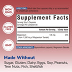 High potency Magnesium Taurate capsules