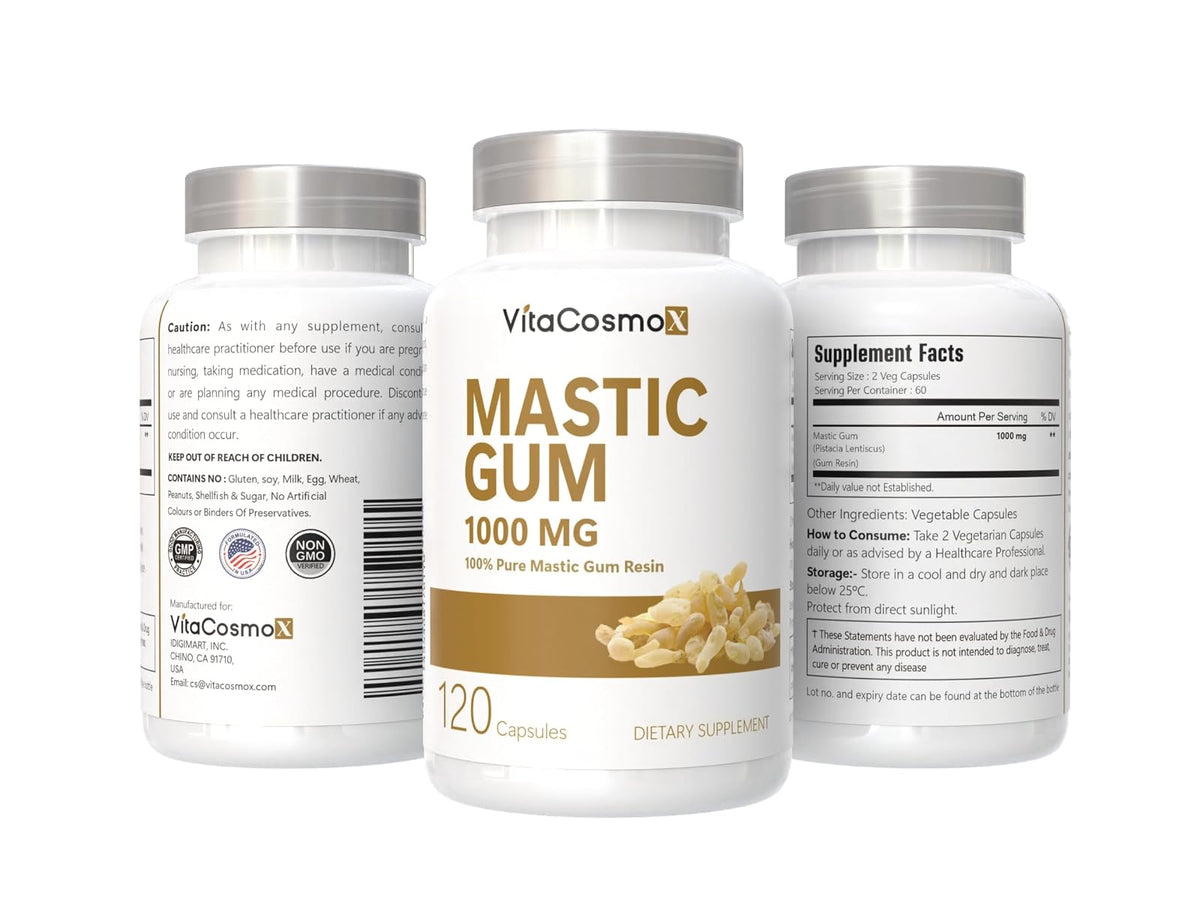 High potency mastic gum supplement