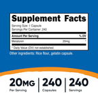 high potency melatonin 20 mg for relaxation