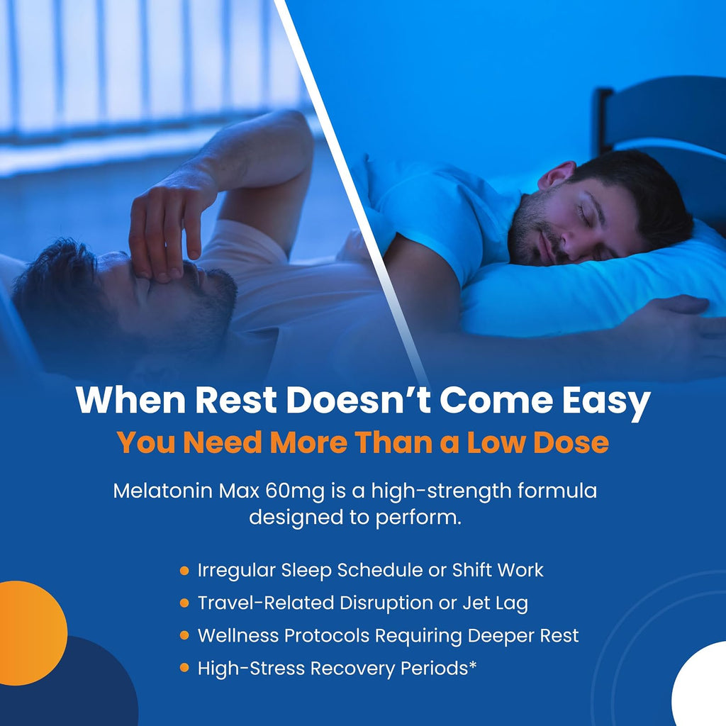 High potency melatonin for better nights