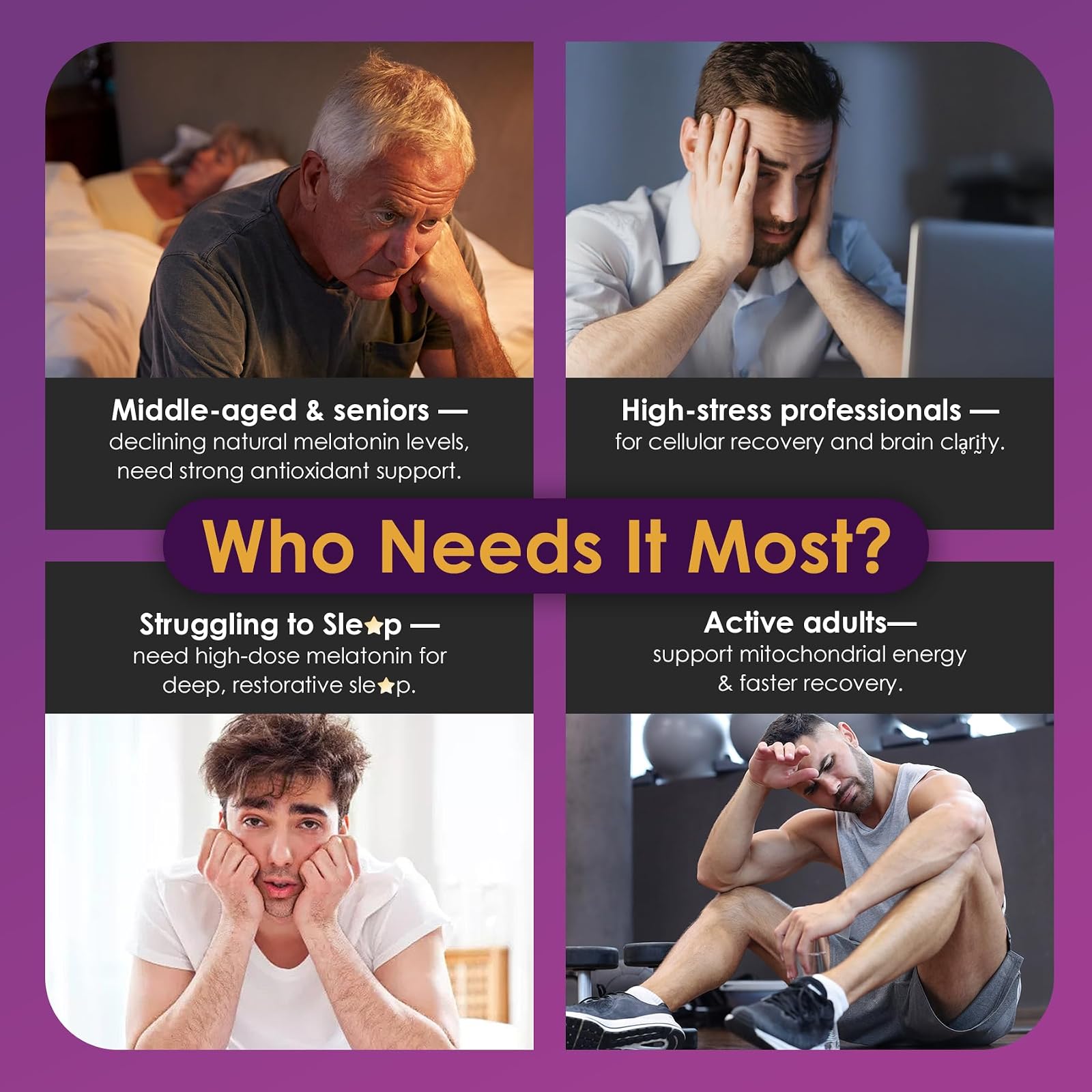 high potency melatonin for restful nights