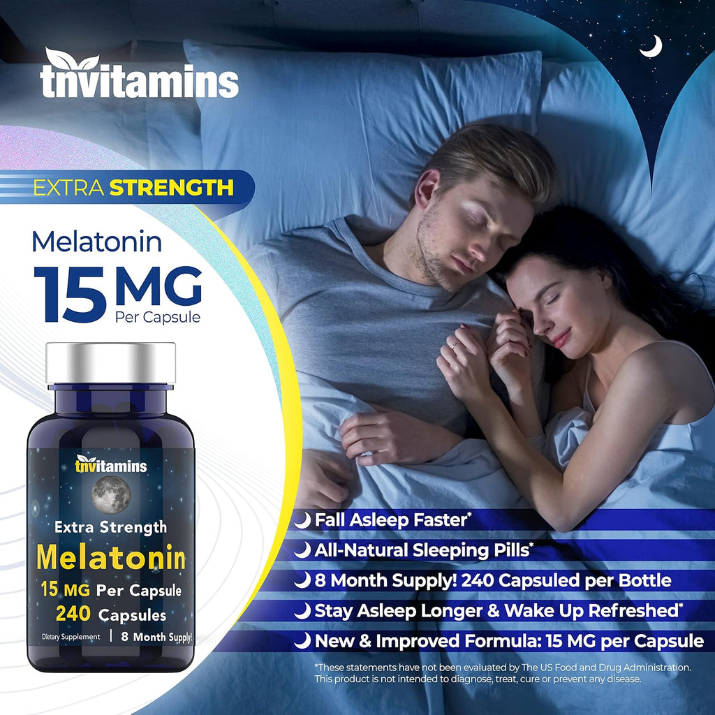 high potency melatonin for restful sleep