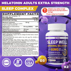 high potency melatonin softgels 60 mg