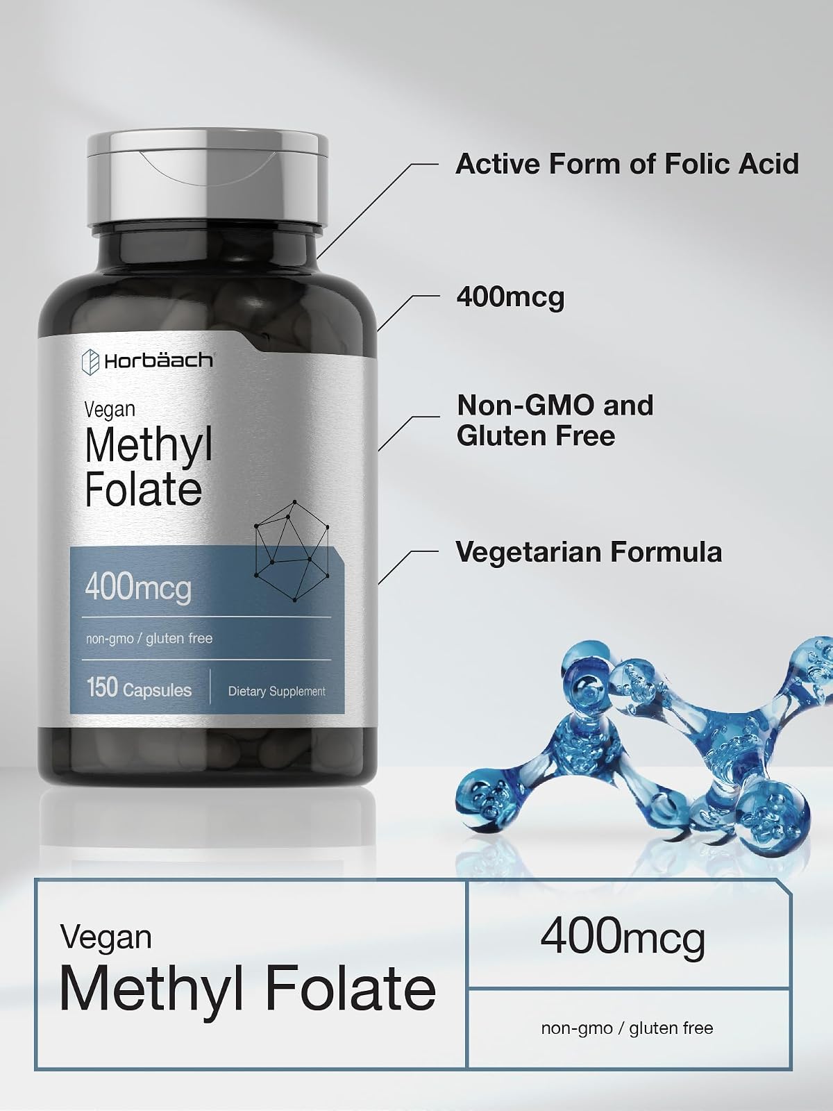 high potency methyl folate capsules