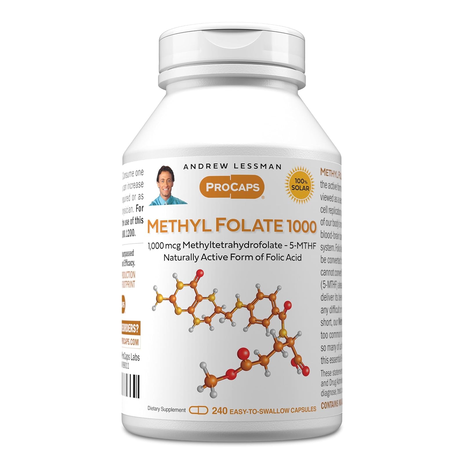 high potency methyl folate capsules