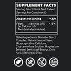 high potency Methyl Folate supplement