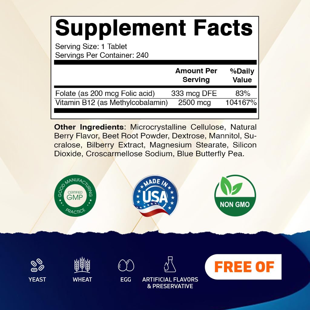 high potency methylcobalamin supplement