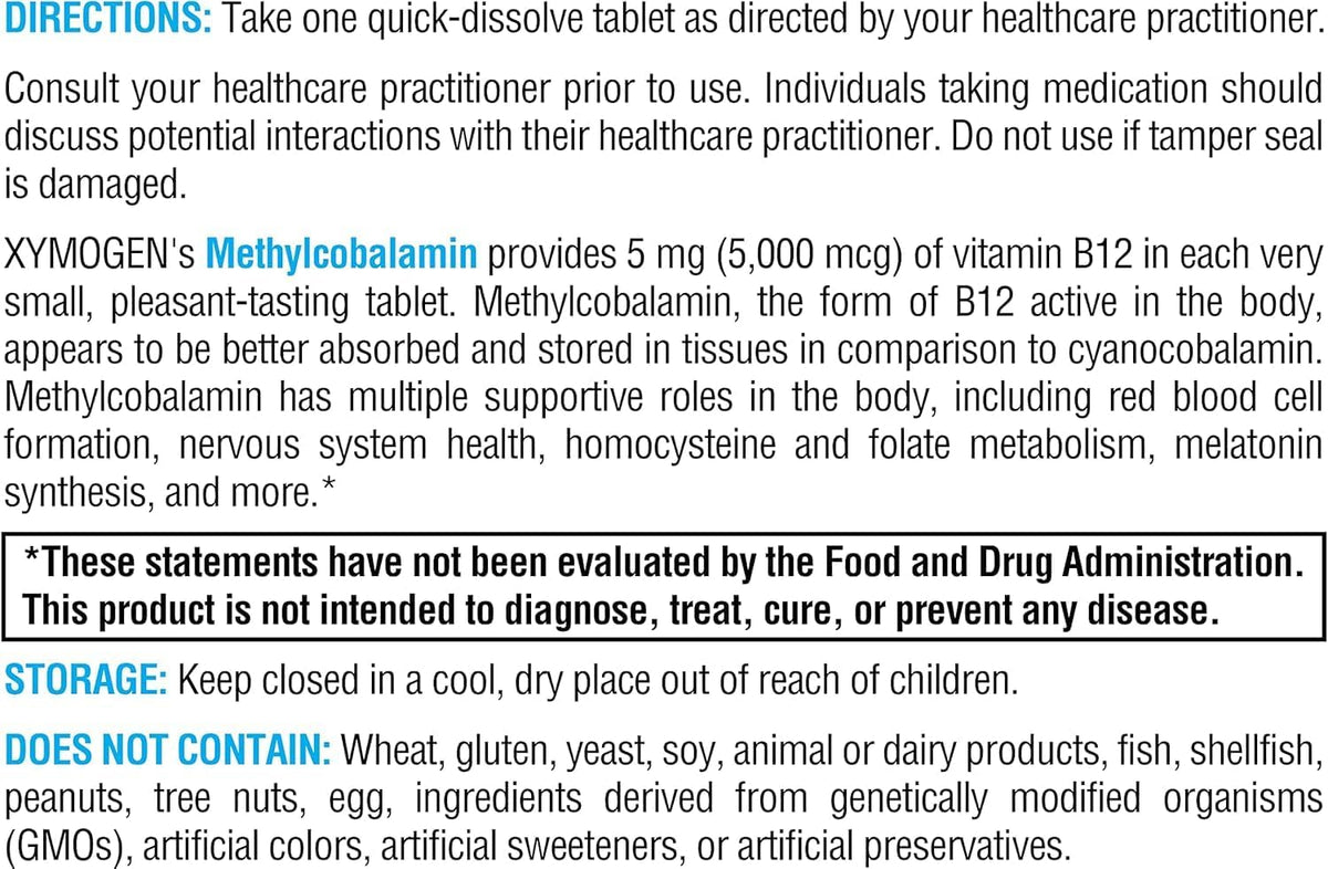 high potency methylcobalamin supplement
