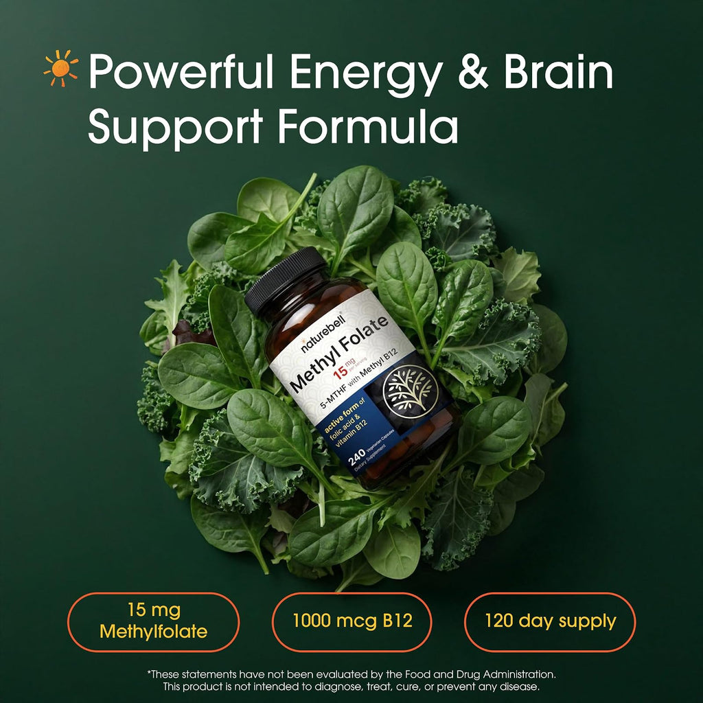 high potency methylfolate for energy