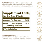 high potency methylfolate for wellness