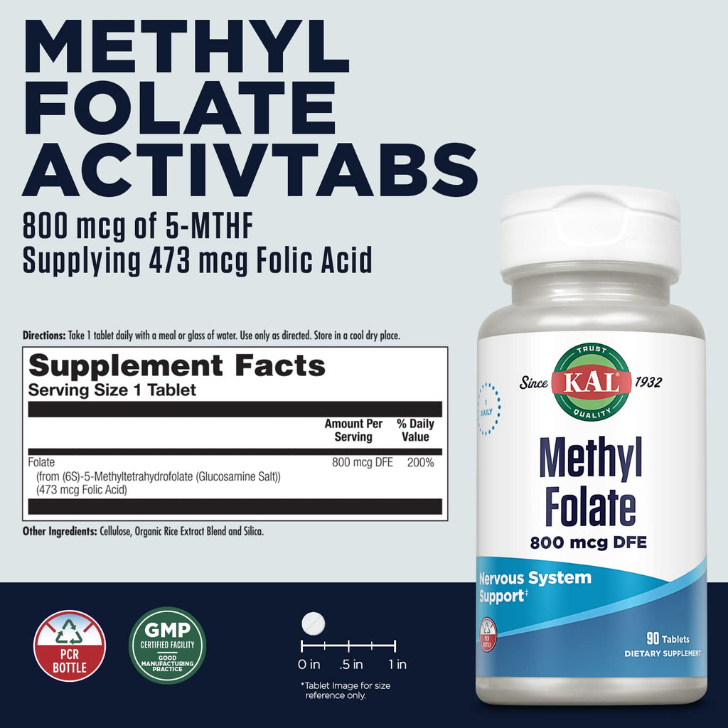 high potency methylfolate supplement