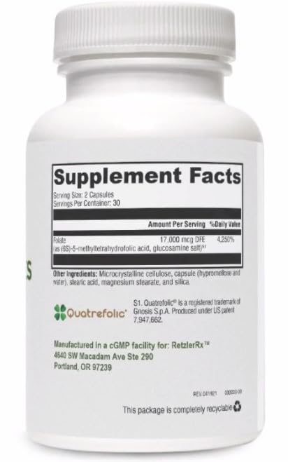 high potency methylfolate supplement