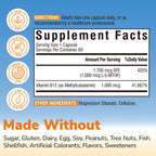 High potency methylfolate supplement