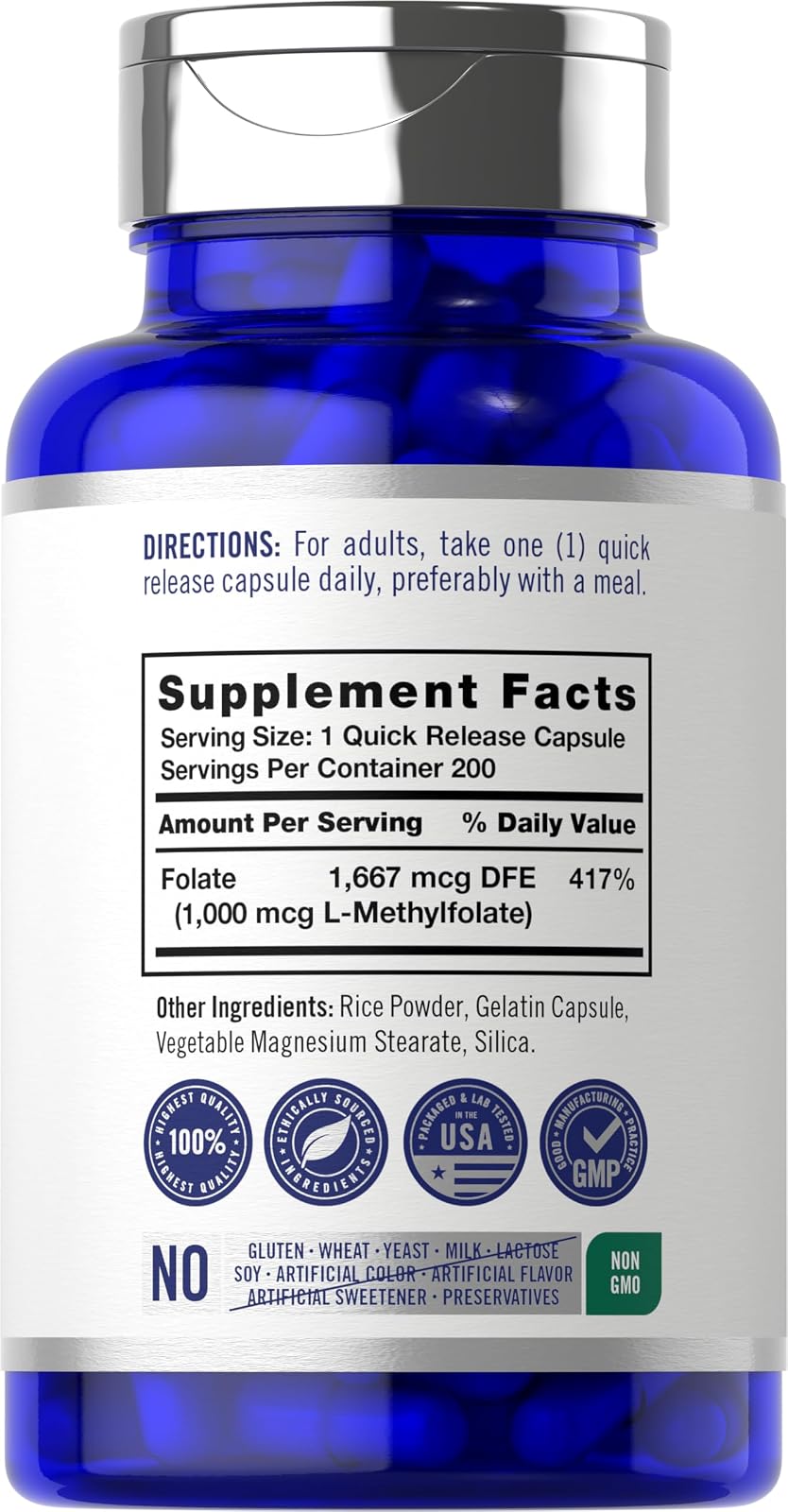 high potency methylfolate supplement