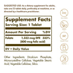 high potency methylfolate supplement
