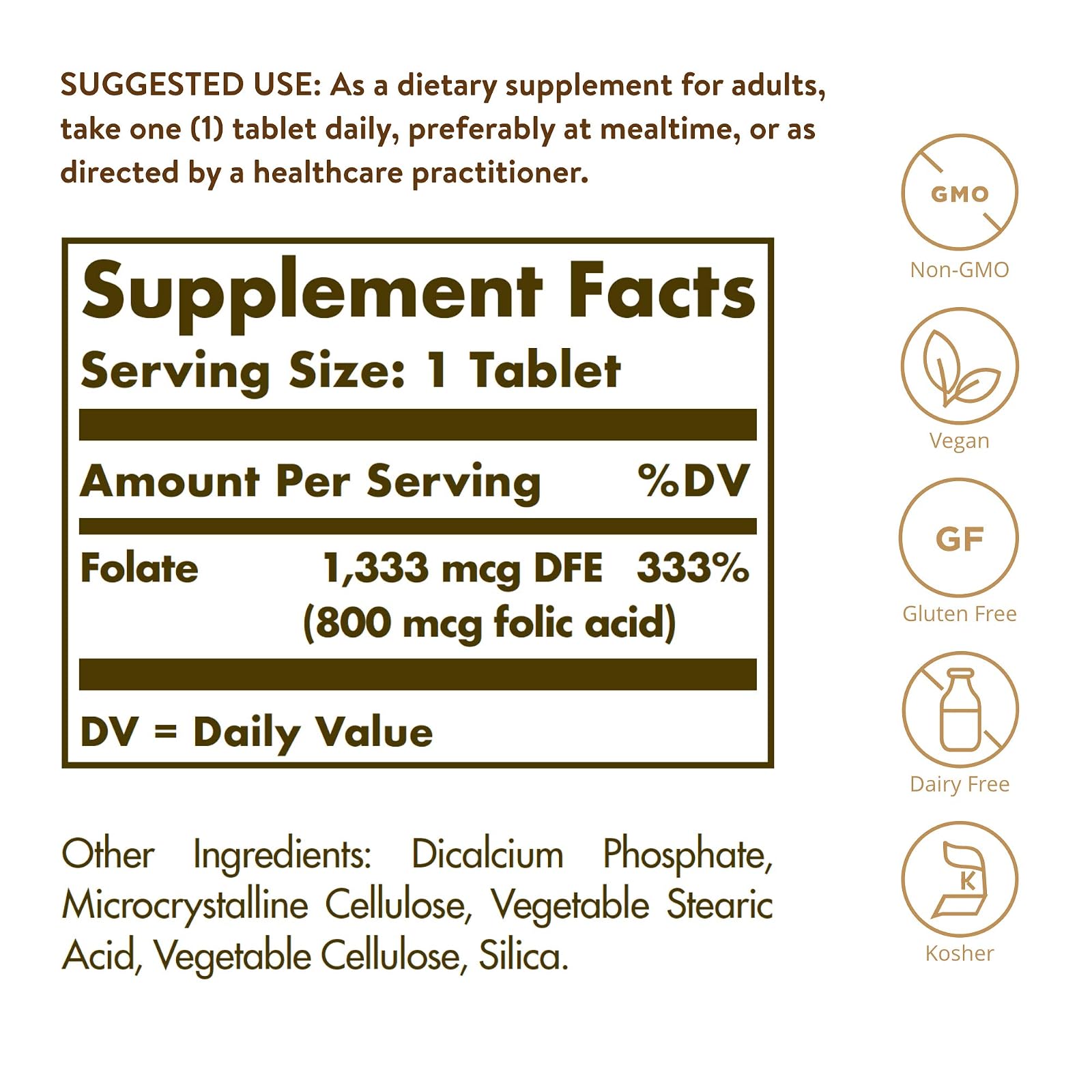high potency methylfolate supplement