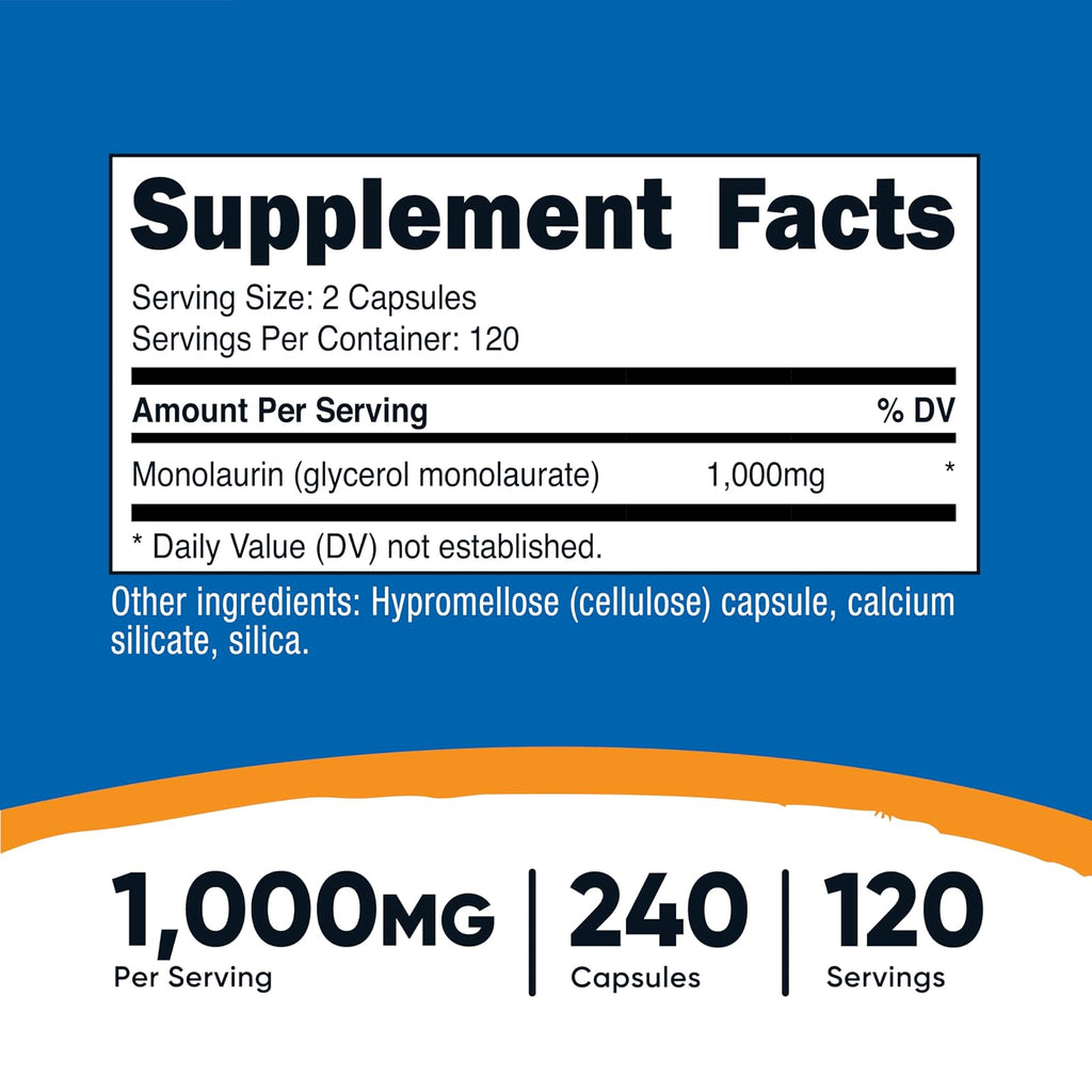 high potency Monolaurin for overall wellness