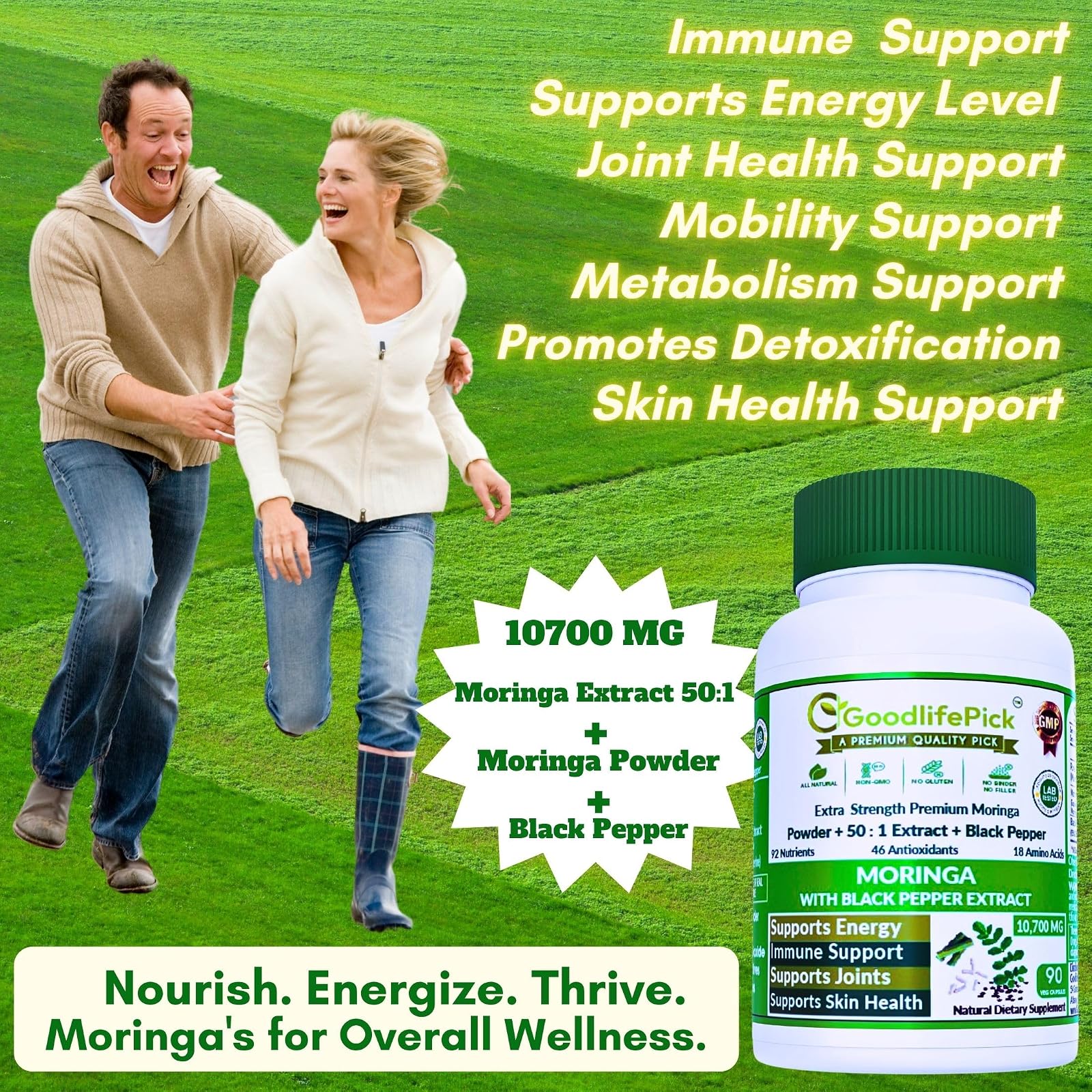 High potency moringa 50:1 extract