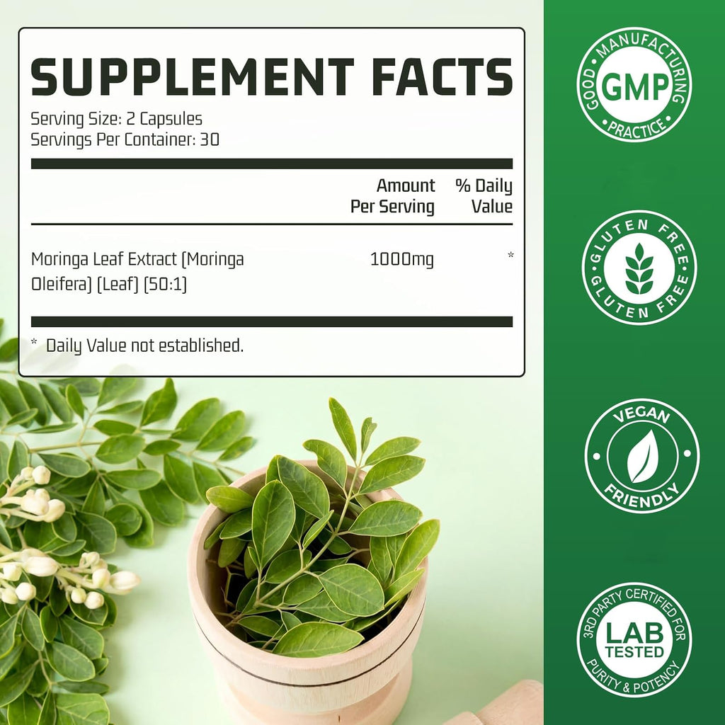 High potency Moringa 50:1 extract