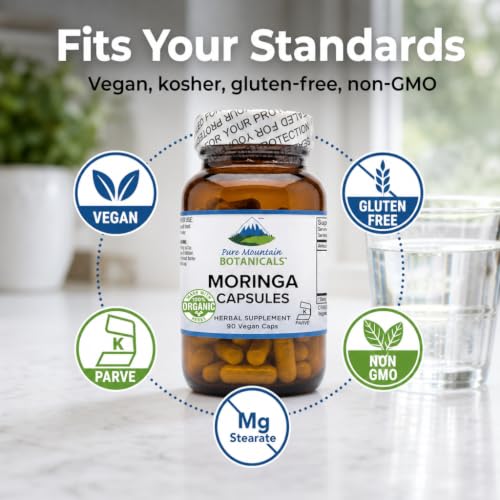 high potency moringa capsules 90 count