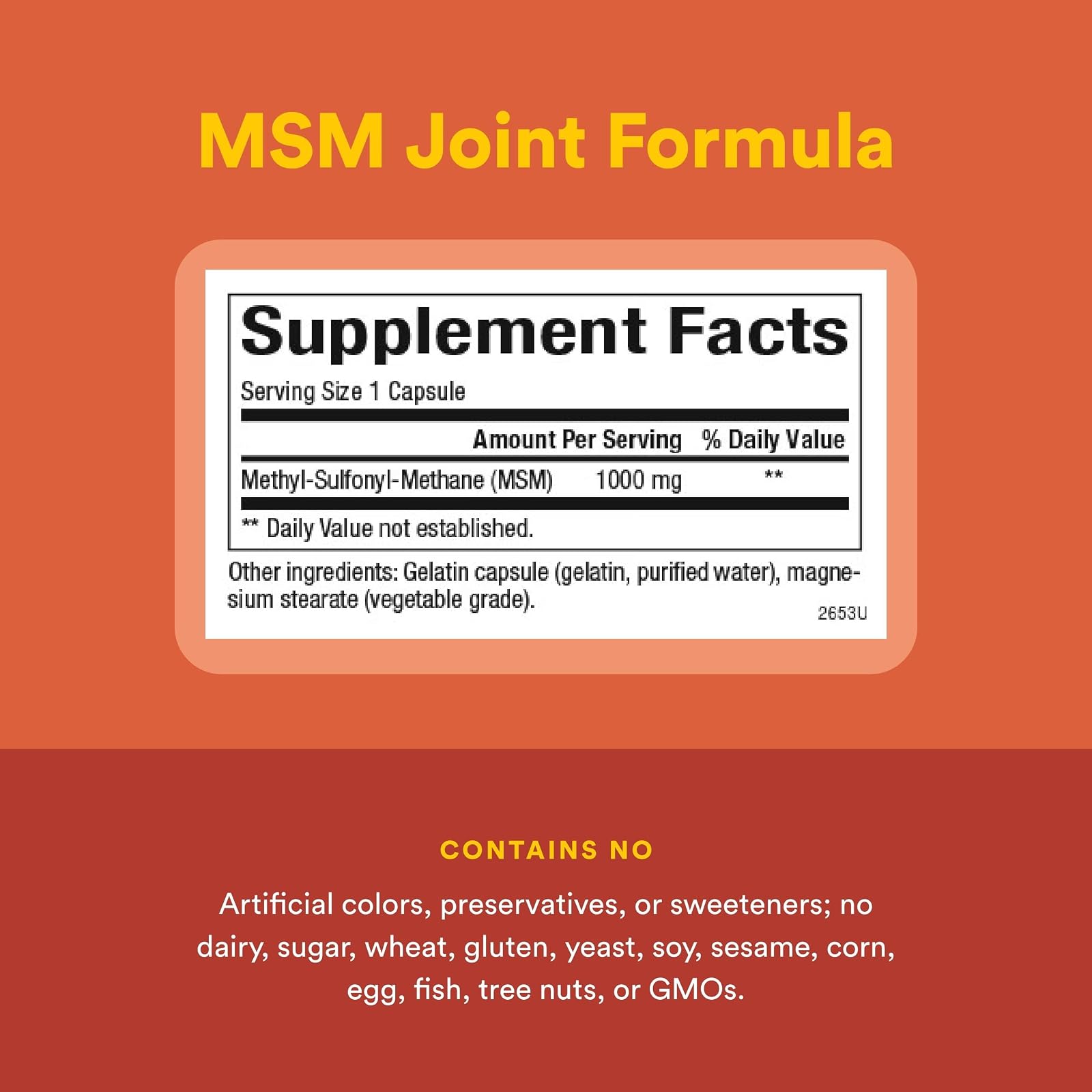 high potency msm capsules for mobility