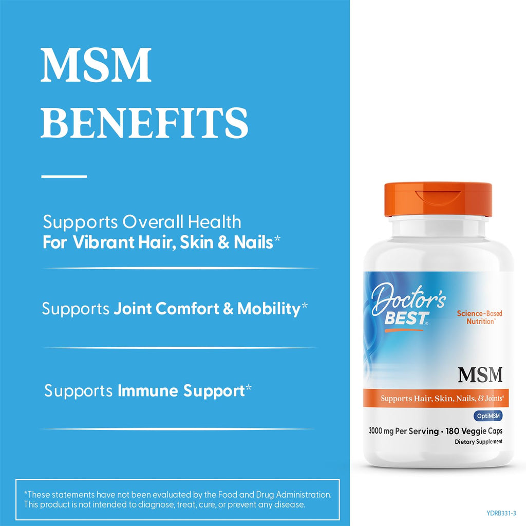 high potency MSM for better sleep