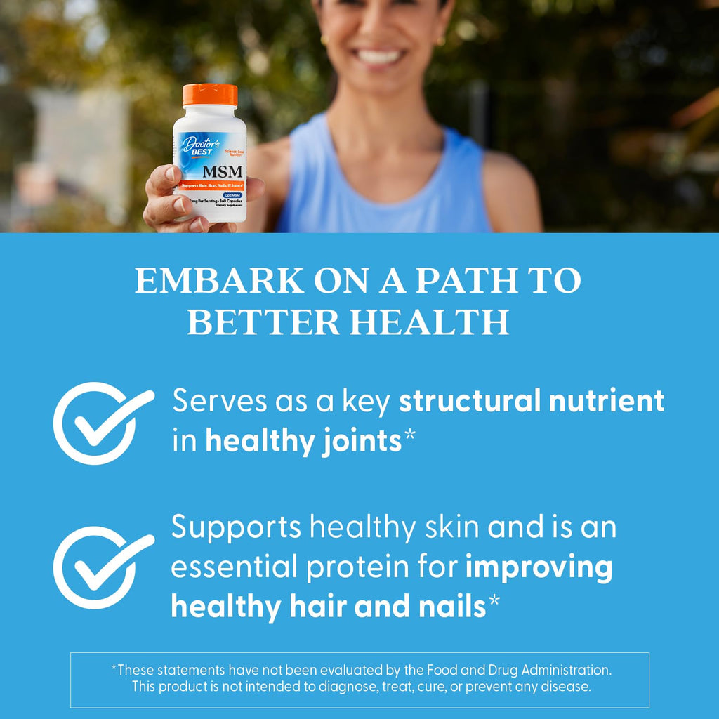 High potency MSM for inflammation relief