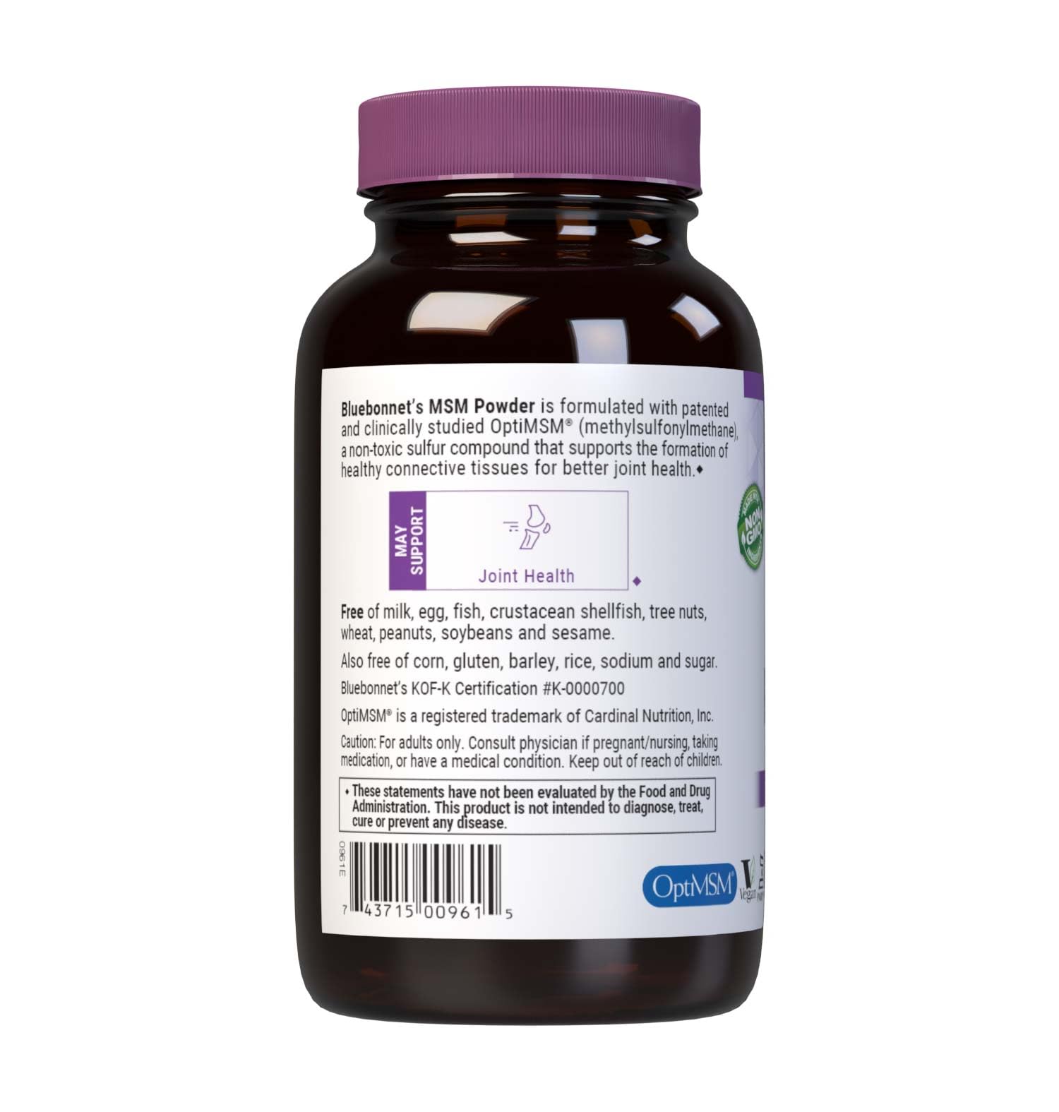 High potency MSM for inflammation support