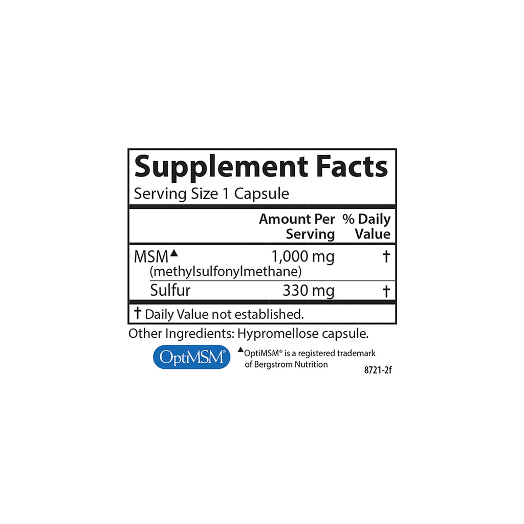 high potency msm for joint health