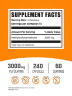 High potency MSM for joint health