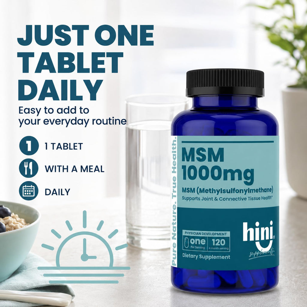 high potency MSM for joint health