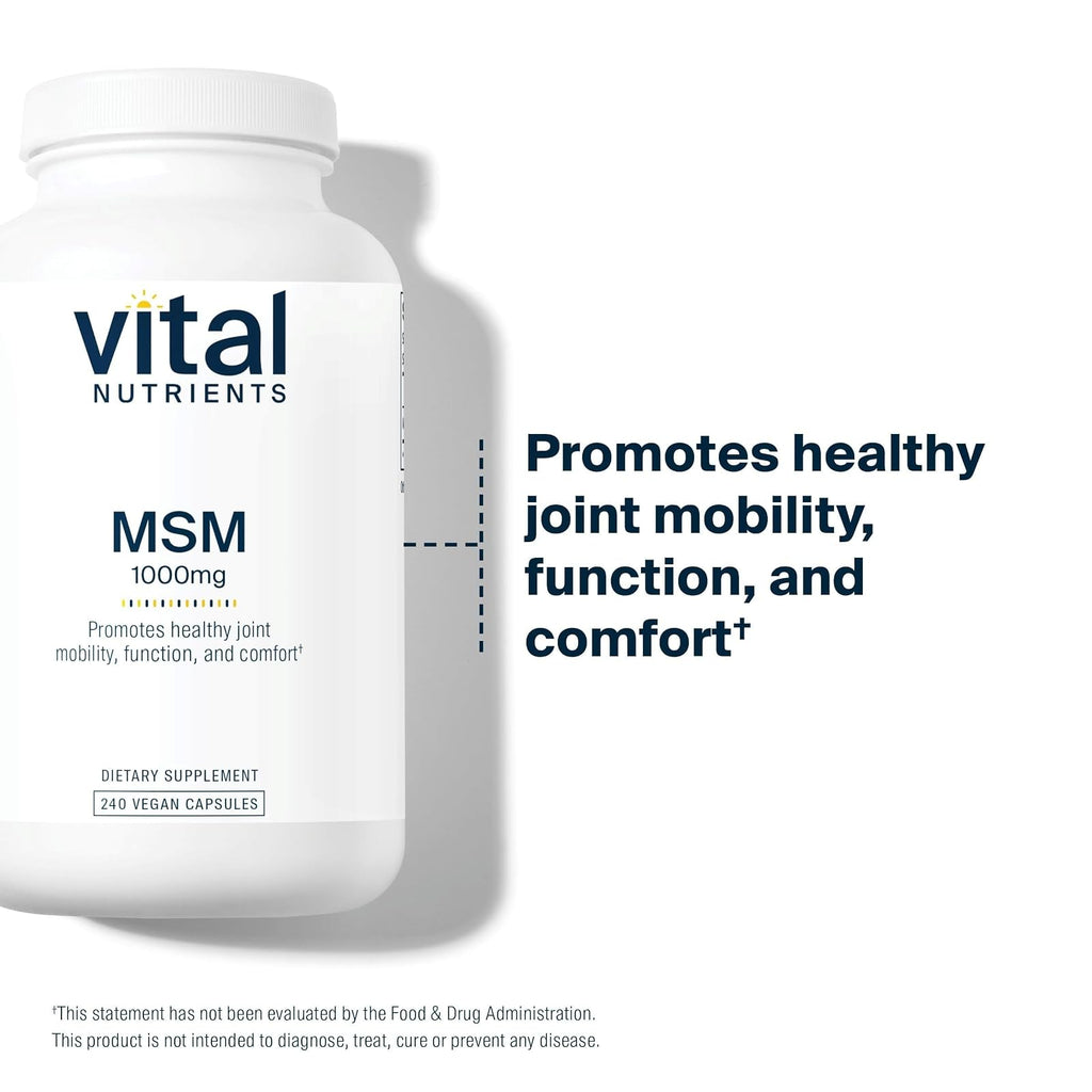 High potency MSM supplement 1000 mg
