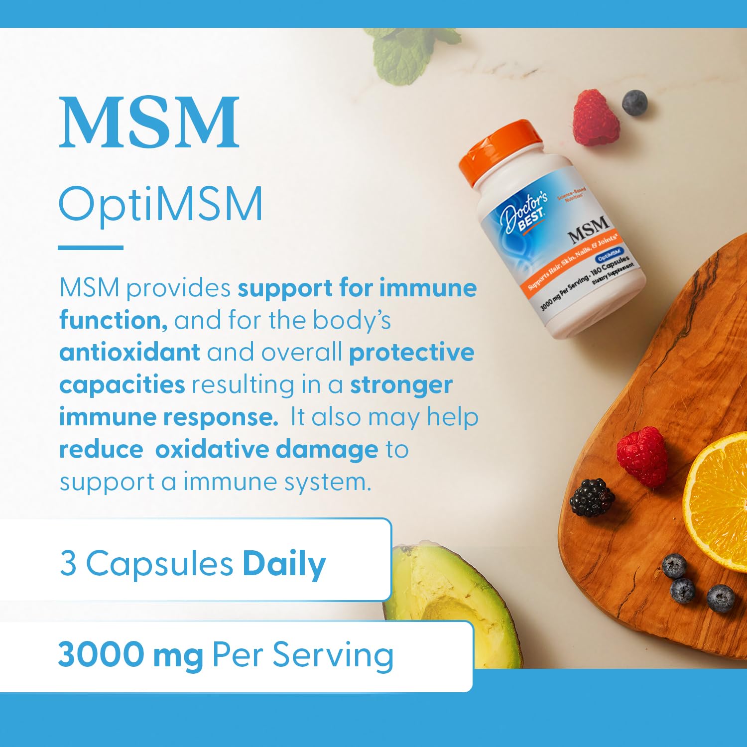high potency MSM supplement benefits