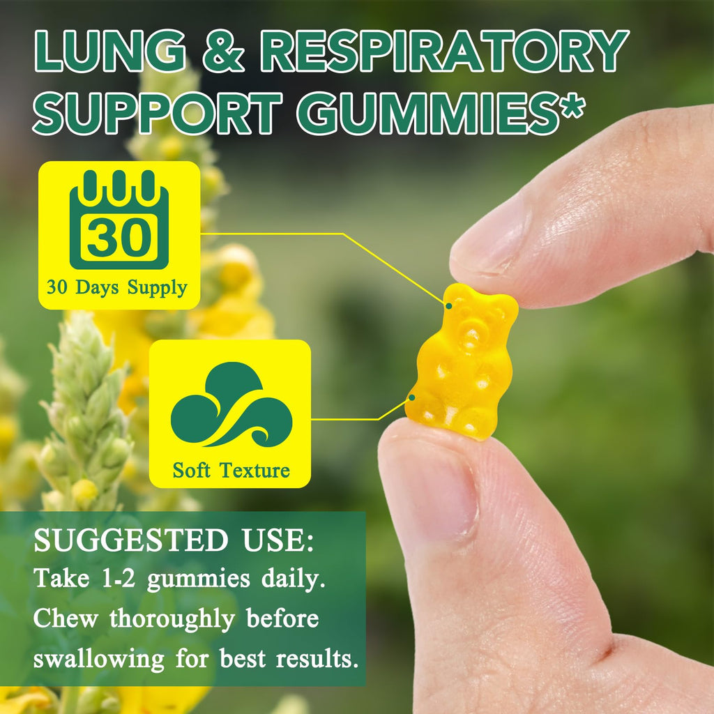 High potency Mullein extract gummies